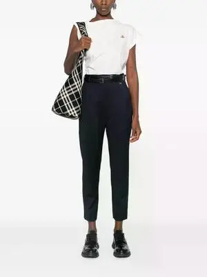 VIVIENNE WESTWOOD Tapered Virgin Wool Trousers