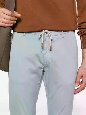 Eleventy Drawstring Straight-leg Trousers