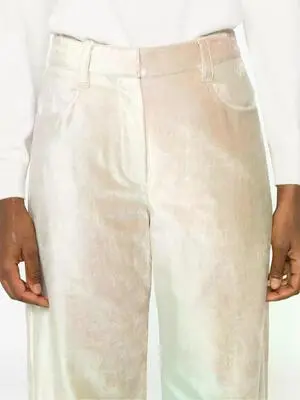 Brunello Cucinelli Wide-leg Velvet Trousers