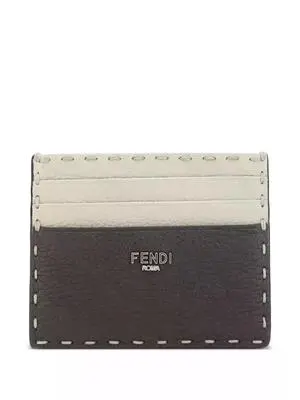 Fendi Two-tone Cardholder - Neutrals
