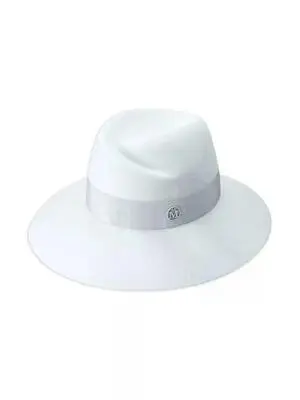 MAISON MICHEL Virginie Wool-felt Fedora Hat - Blue
