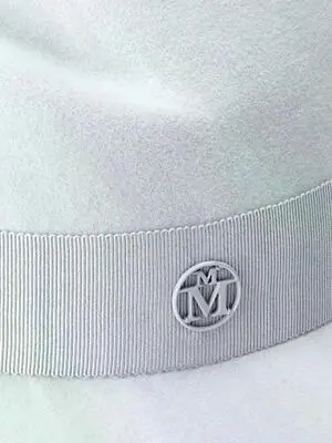 MAISON MICHEL Virginie Wool-felt Fedora Hat - Blue