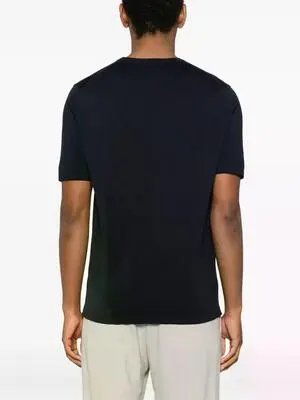 Sunspel Cotton Knit T-shirt - Blue