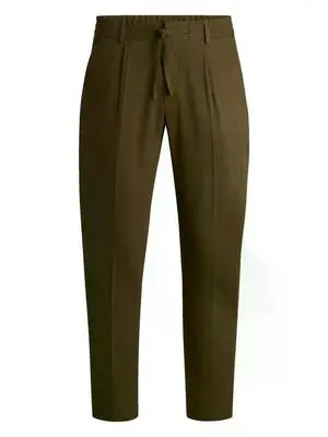 BOSS Drawstring Trousers - Green