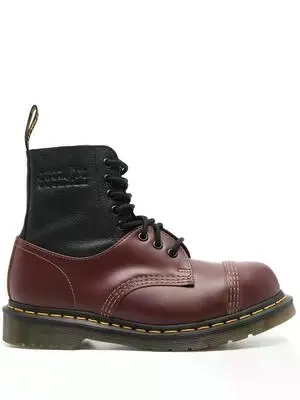 MAISON MARGIELA Colour-block Combat Boots