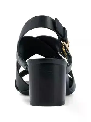 Michael Kors Vera Logo-plaque Leather Sandals