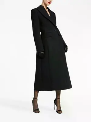 Dolce & Gabbana Double-breasted Virgin Wool-blend Coat