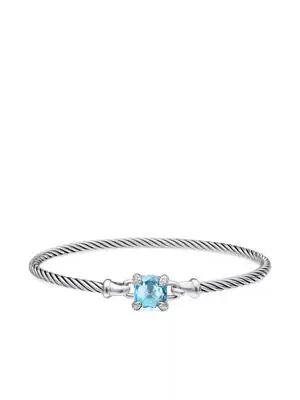David Yurman Sterling Chatelaine Diamond Bracelet
