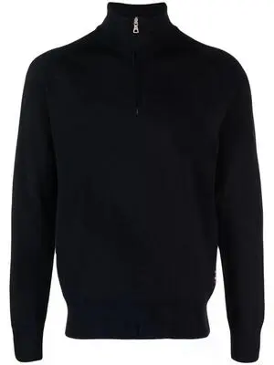 Orlebar Brown Lennard Merino Wool Zip-up Jumper