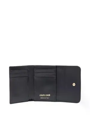 Roberto Cavalli Leather Wallet - Silver