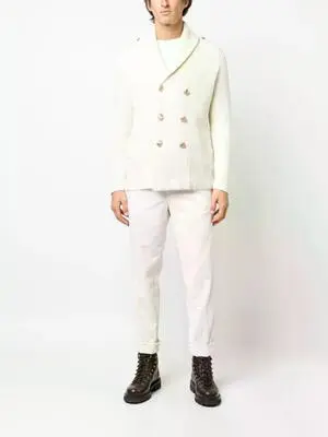 Brunello Cucinelli Intarsia-knit Wool-blend Cardigan