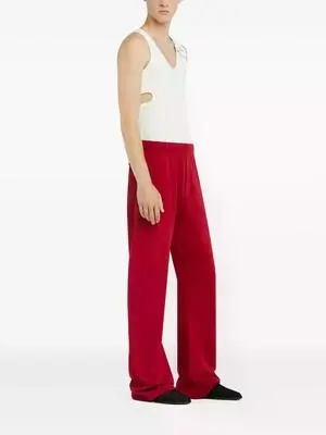 COURREGES Bootcut Track Pants - Red