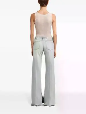 AMI Paris High-rise Wide-leg Jeans