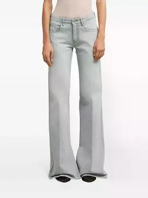 AMI Paris High-rise Wide-leg Jeans
