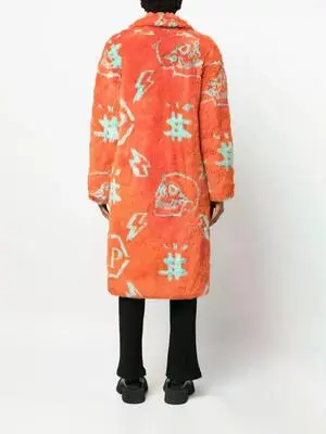 Philipp Plein Faux-fur Monogram Jacket