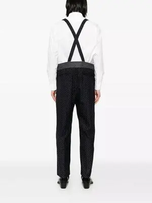 MIDORIKAWA Shoulder-strap Tailored Trousers