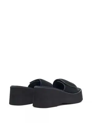 COURREGES Scuba Wave 75mm Platform Slides