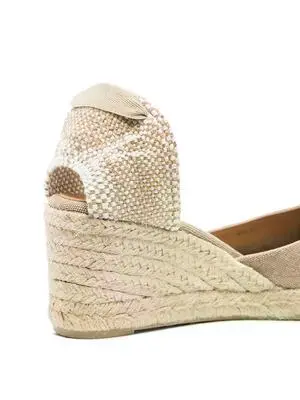 CastaÑer Carina 60mm Wedge Espadrilles - Neutrals