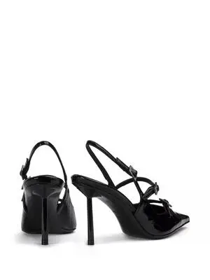 LE SILLA Morgana 80mm Leather Pumps - Black