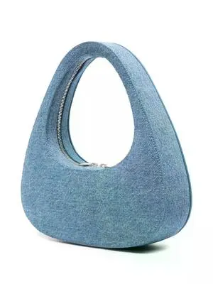 Coperni Swipe Denim Tote Bag - Blue