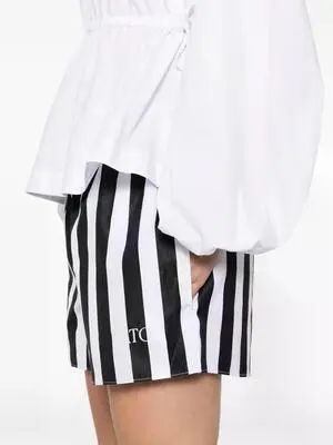 PATOU Striped Cotton Boxer Shorts