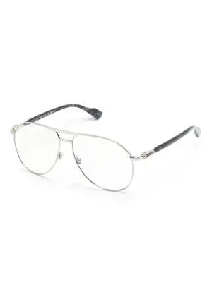 Gucci Pilot-frame Sunglasses - Grey