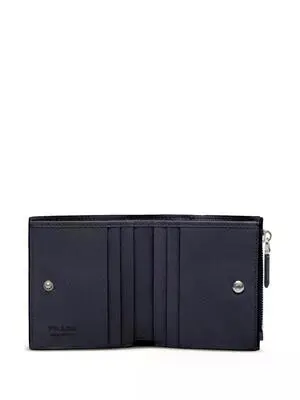 Prada Small Saffiano Leather Wallet - Blue