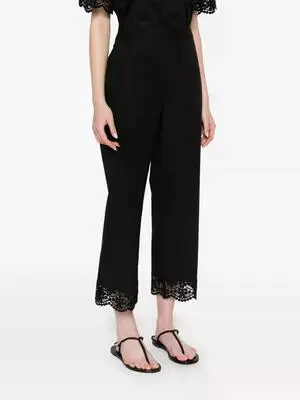 TWINSET Lace-trim Trousers