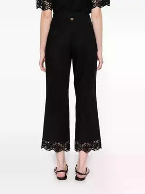 TWINSET Lace-trim Trousers