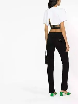 Dolce & Gabbana Logo-patch Denim Jeans