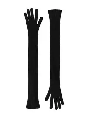 Dolce & Gabbana Extra-long Cashmere-blend Gloves