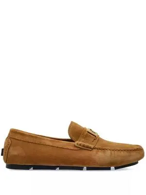 Versace Logo-buckle Loafers