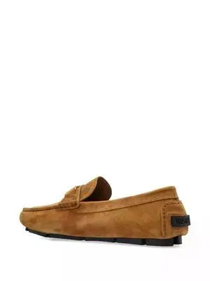 Versace Logo-buckle Loafers