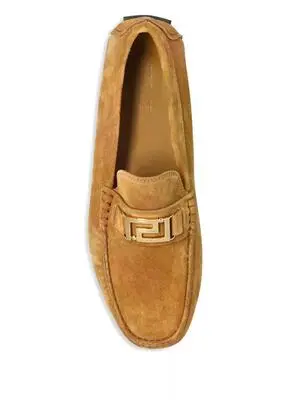 Versace Logo-buckle Loafers