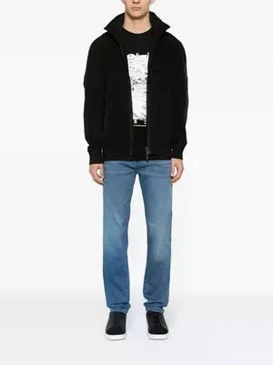 BOSS Low-rise Tapered-leg Jeans