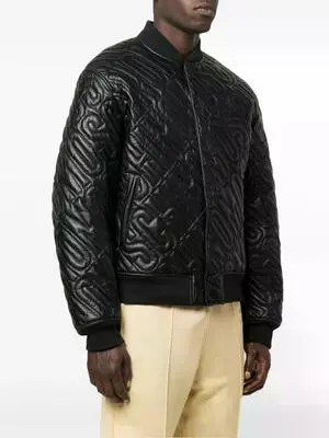 Moschino Logo-embossed Bomber Jacket