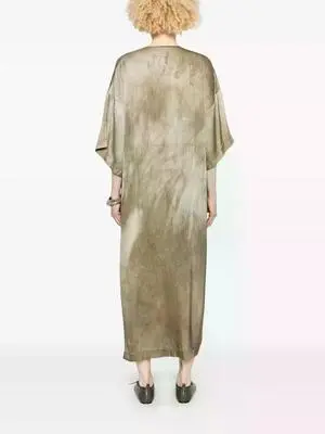 UMA WANG Satin Midi Dress