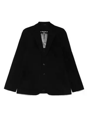 CIRCOLO 1901 Piqué-weave Blazer - Black