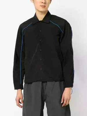 BEN TAVERNITI UNRAVEL PROJECT Rear-logo Print Shirt Jacket