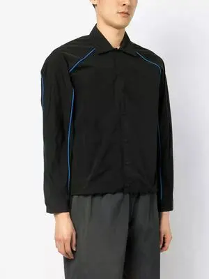 BEN TAVERNITI UNRAVEL PROJECT Rear-logo Print Shirt Jacket
