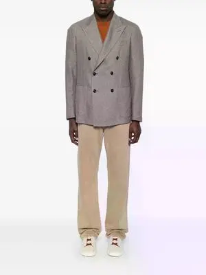 Tagliatore Double-breasted Blazer - Brown