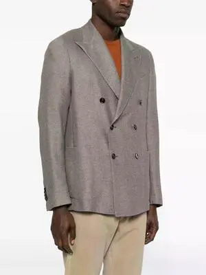 Tagliatore Double-breasted Blazer - Brown