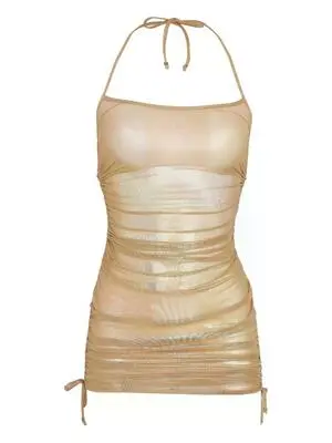 AMIR SLAMA Draped Mini Dress