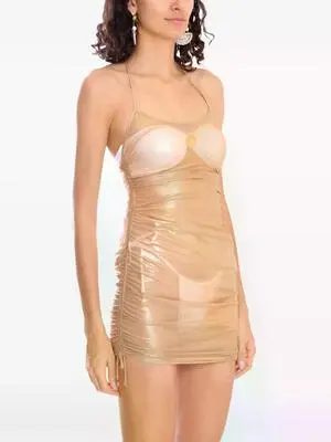 AMIR SLAMA Draped Mini Dress