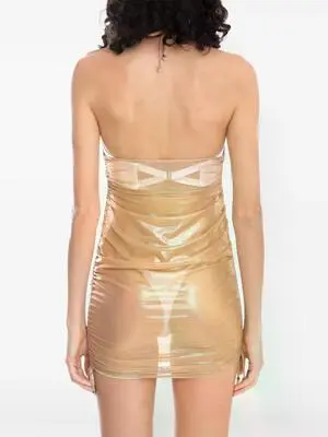 AMIR SLAMA Draped Mini Dress