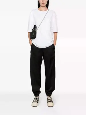 Y3 Logo-print Seersucker Track Pants