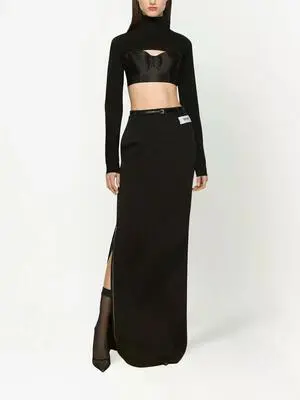 Dolce & Gabbana Side-zip Maxi Skirt