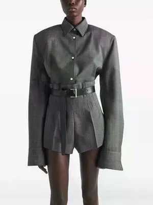 Prada Single-breasted Pinstripe Jacket