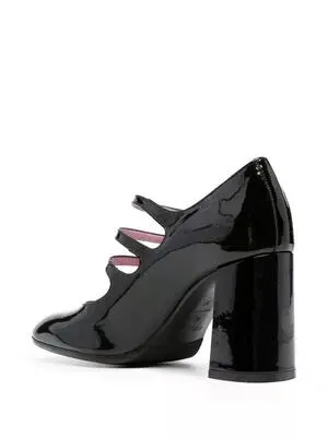 CAREL Patent Leather Mary Jane Pumps - Black