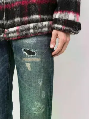 Jacob Cohen Distressed Tapered Jeans